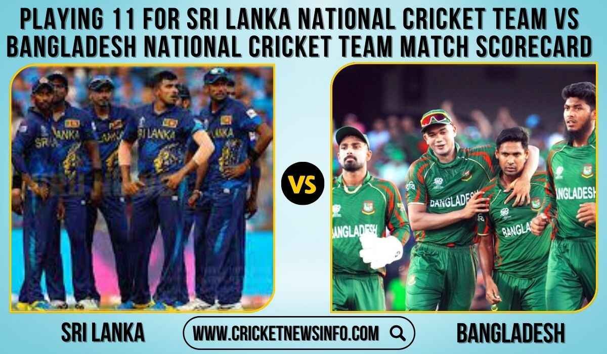 Sri Lanka National Cricket Team VS Bangladesh National Cricket Team ...